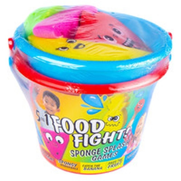 Fashion Angels | Toys | 5 In Food Fight Sponge Splash Games Bucket ...